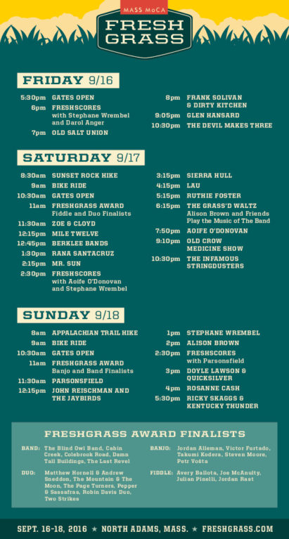 FreshGrass Festival 2016 | MASS MoCA