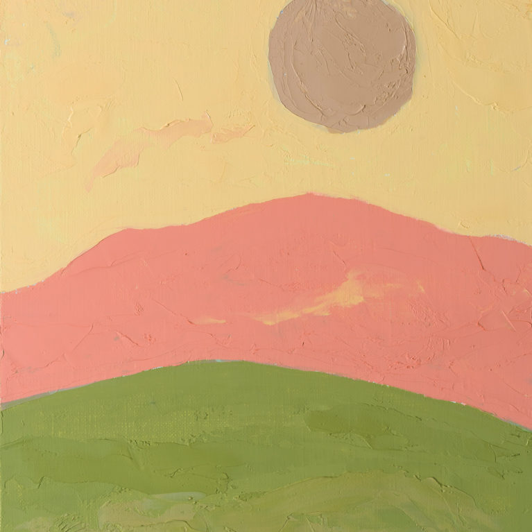 Etel Adnan A yellow sun A green sun a yellow sun | MASS MoCA